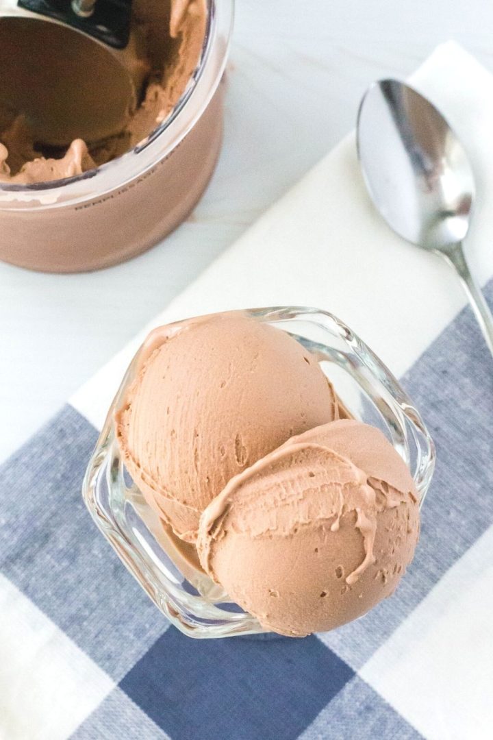 Ninja Creami Chocolate Ice Cream with Pudding Mix - I Dream of Ice Cream