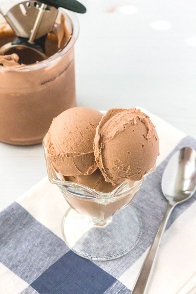 Ninja Creami Chocolate Ice Cream with Pudding Mix - I Dream of Ice Cream