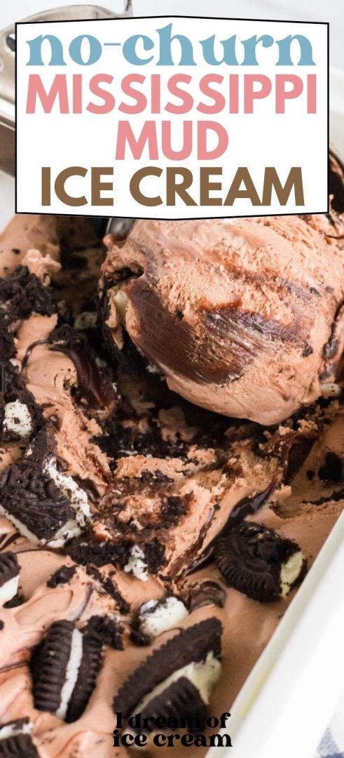 Easy Mississippi Mud Ice Cream (No Churn Recipe) - I Dream of Ice Cream