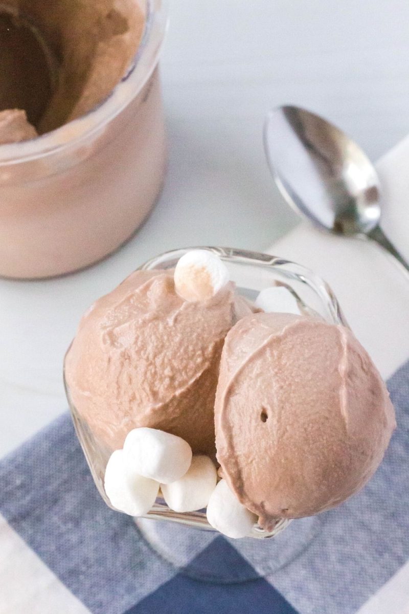 Ninja Creami Frozen Hot Chocolate Ice Cream - I Dream of Ice Cream