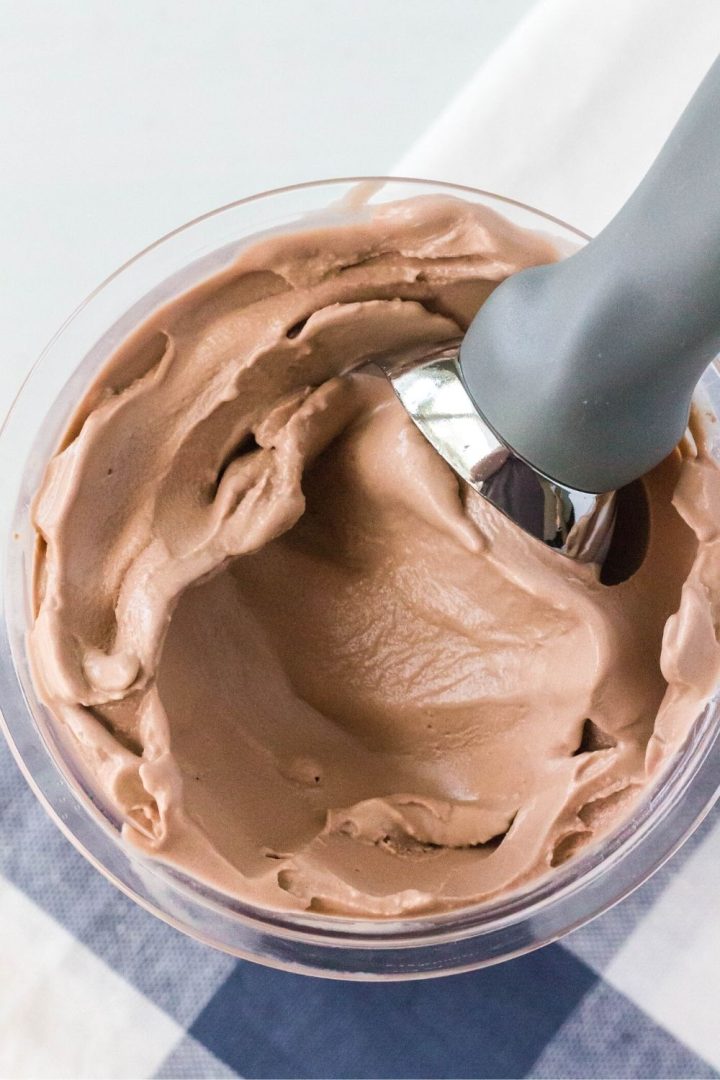 Ninja Creami Frozen Hot Chocolate Ice Cream - I Dream of Ice Cream