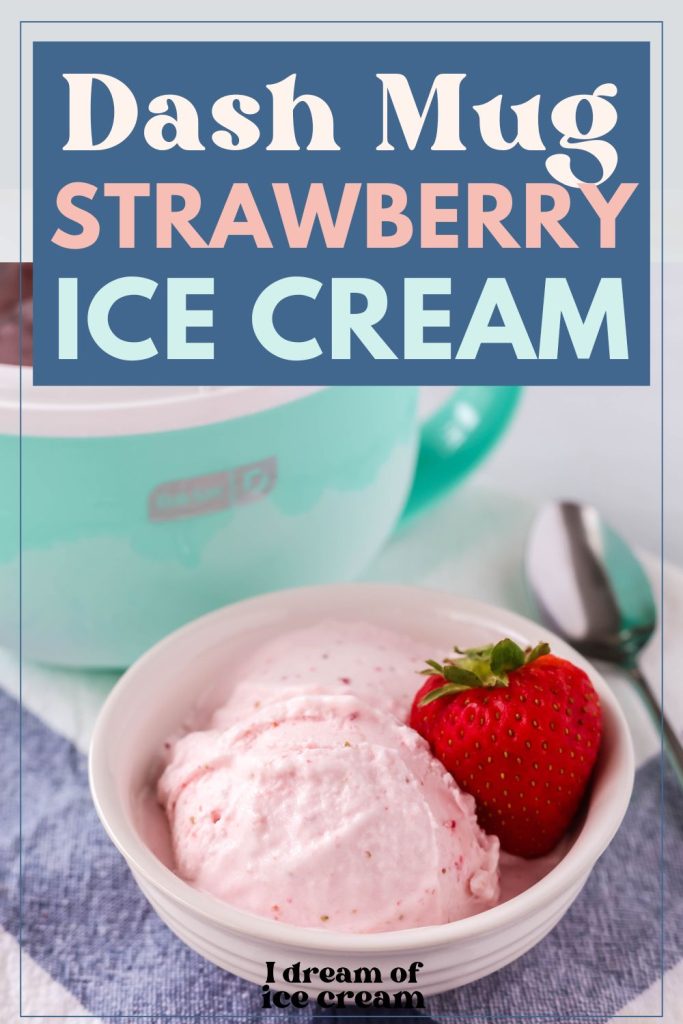 Dash My Mug Strawberry Ice Cream - I Dream of Ice Cream