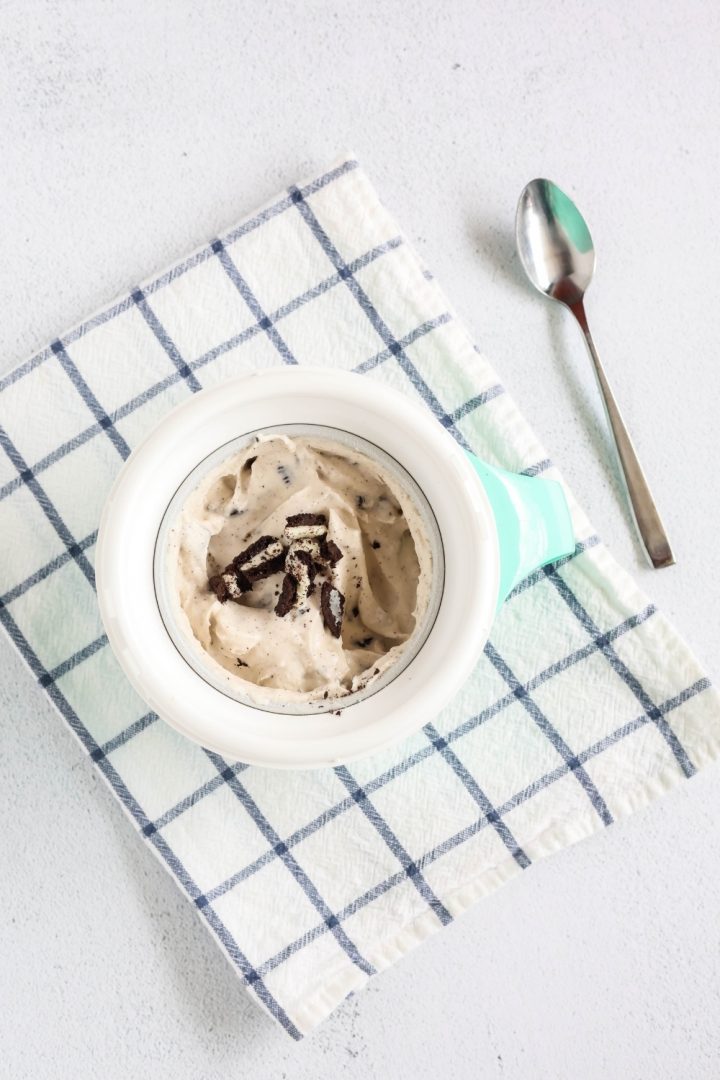 Dash My Mug Cookies and Cream Ice Cream - I Dream of Ice Cream